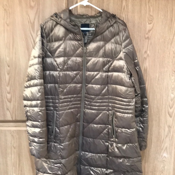 Lane Bryant | Jackets & Coats | Lane Bryant Metallic Gold Quilted ...